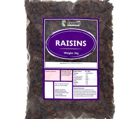 Seedless Raisins [12.5kg] - Bradleys