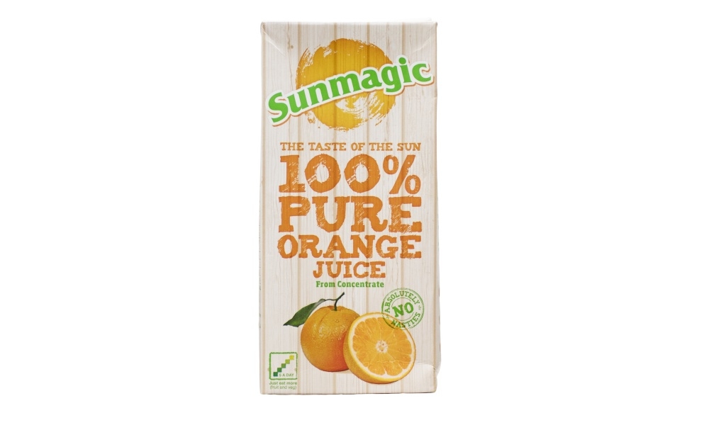 Sunmagic 100% Pure Orange Juice [12x1ltr] - Bradleys