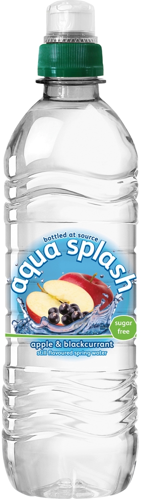 Aqua Splash Apple & Raspberry Still Sportscap Water [24x500ml] - Bradleys