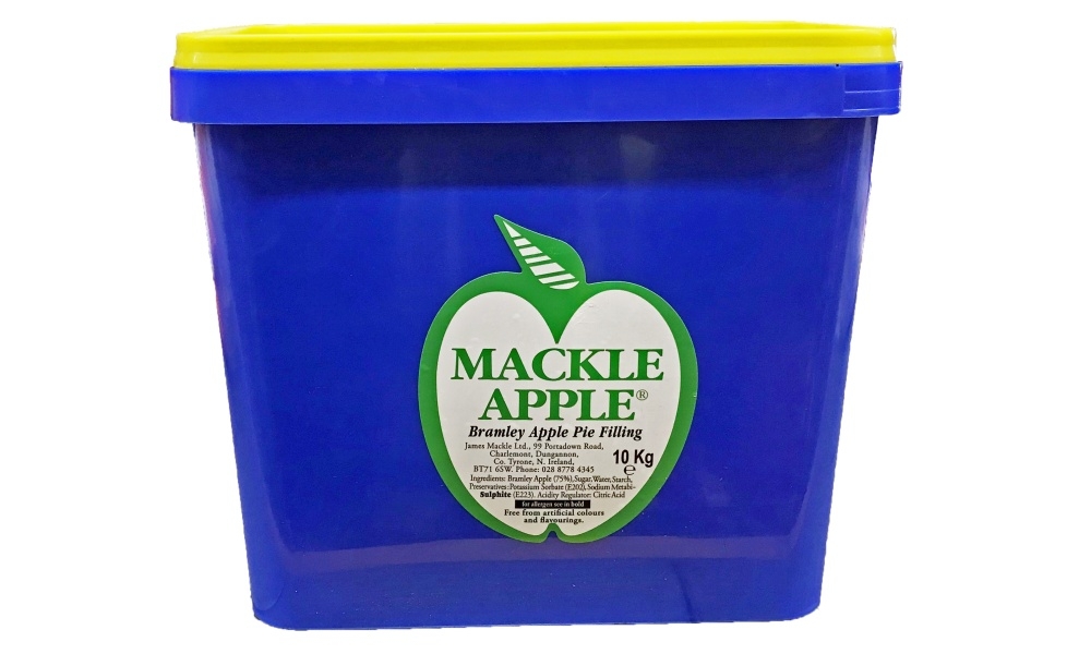 Mackle 10mm Diced Apple Filling [10kg] - Yellow - Bradleys